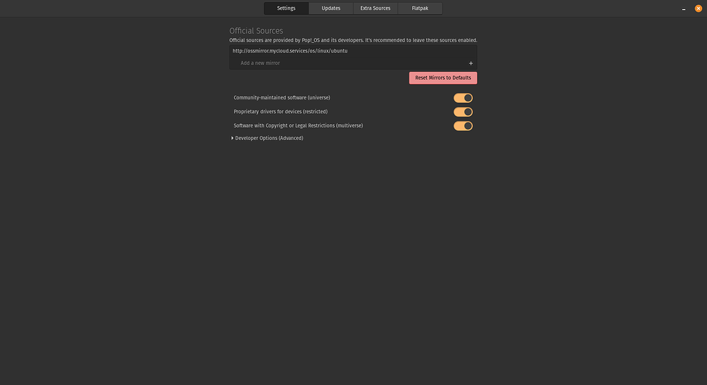Change Pop_Os mirror link - Pop!_OS - LearnLinuxTV Community