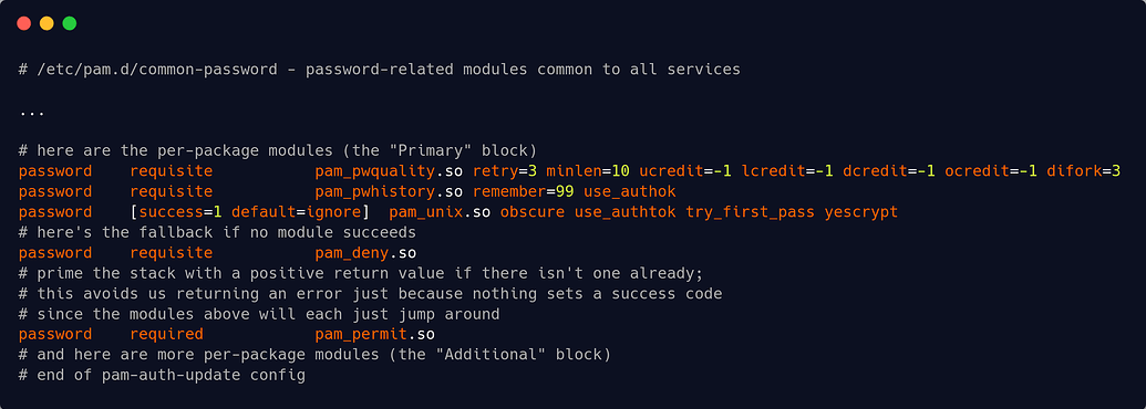 /etc/pam.d/common-password example - LearnLinuxTV Community